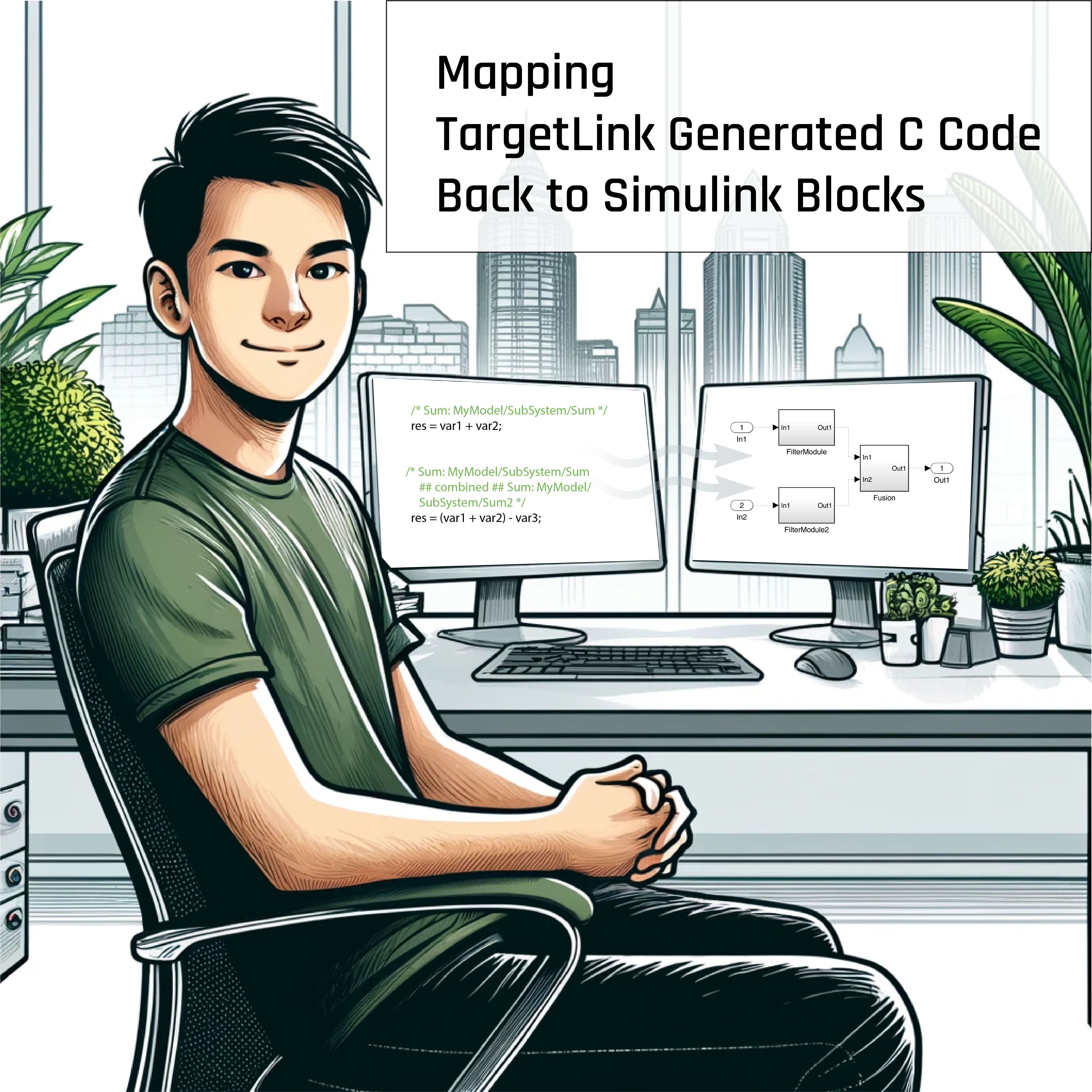 Mapping Targetlink Generated C Code Back To Simulink Blocks Emmtrix Technologies
